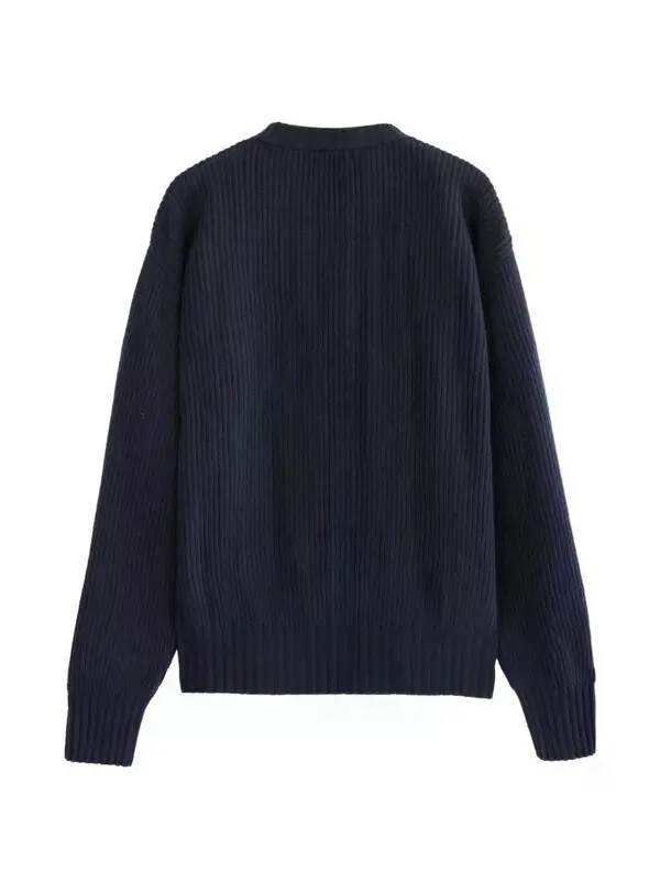 DIANA STUDIO Ribbed-knit Crew-neck Sweater