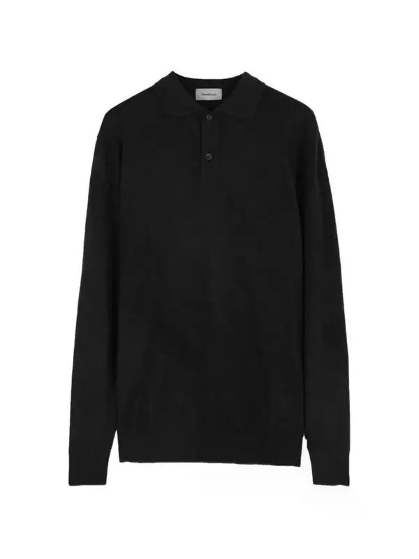 DIANA STUDIO Merino Long-sleeve Polo Shirt
