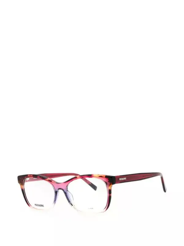 Missoni Tortoiseshell-effect Square-frame Glasses
