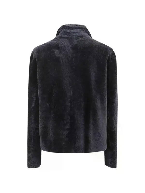 ARMA Emy Shearling-texture Button-up Jacket