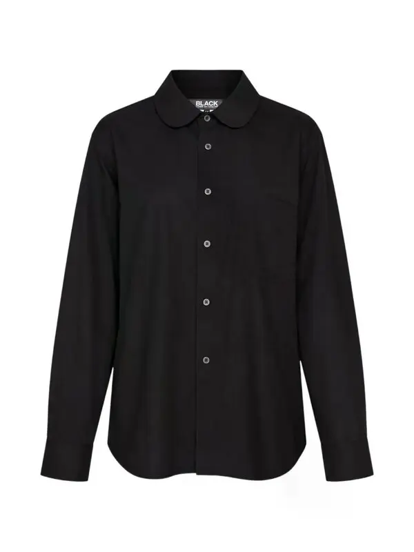Comme Des Garçons Peter Pan-collar Cotton Shirt