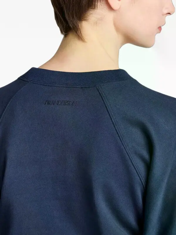 JW Anderson Ruched Raglan-sleeve Sweatshirt