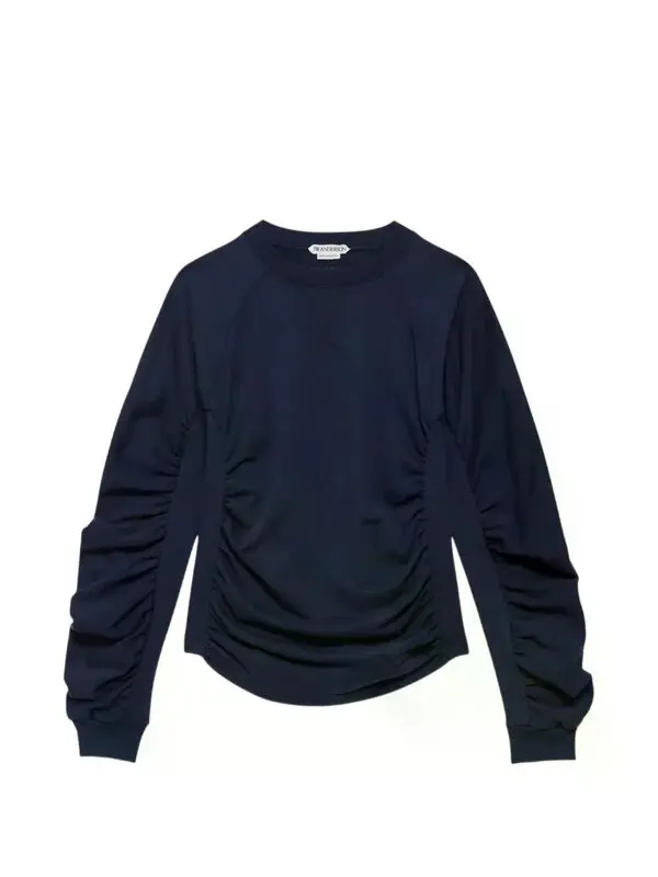 JW Anderson Ruched Raglan-sleeve Sweatshirt