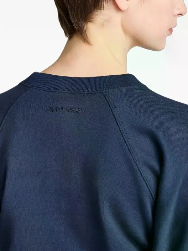 JW Anderson Ruched Raglan-sleeve Sweatshirt