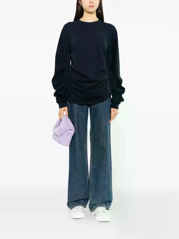 JW Anderson Ruched Sweatshirt - Blue