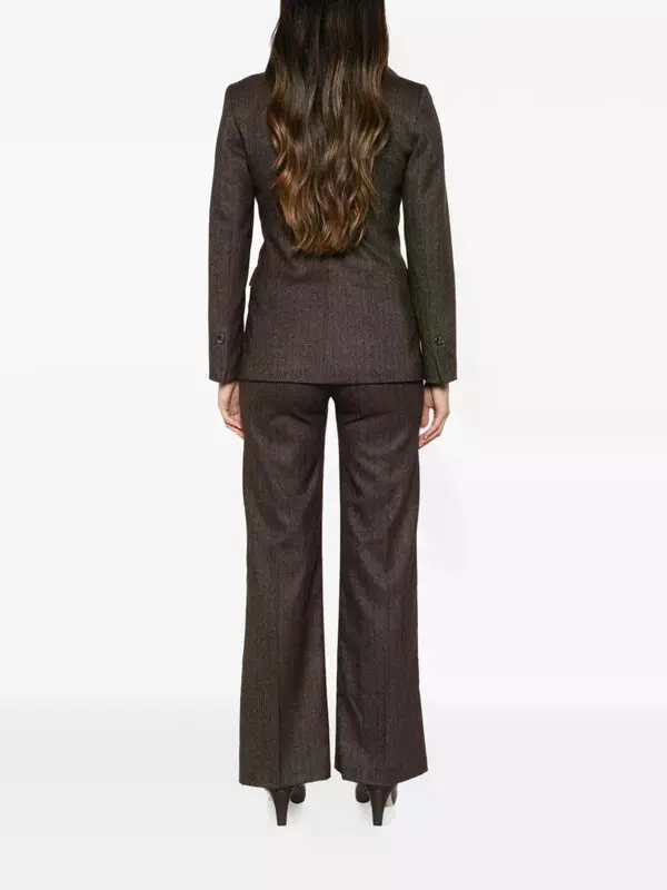 VELA SHOP Herringbone Double-breasted Suit