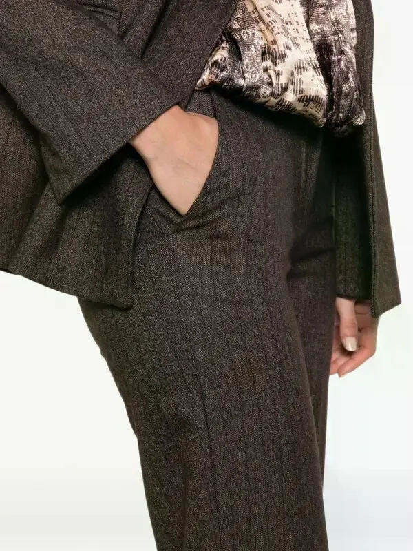 VELA SHOP Herringbone Double-breasted Suit