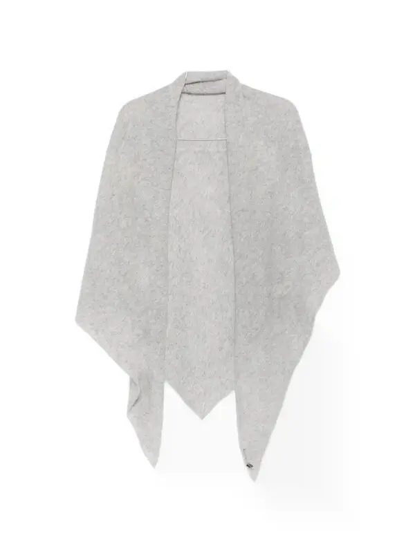 Faliero Sarti Pointed-tip Scarf - Grey