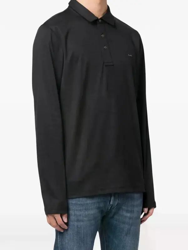 Michael Kors Long-sleeve Polo Shirt