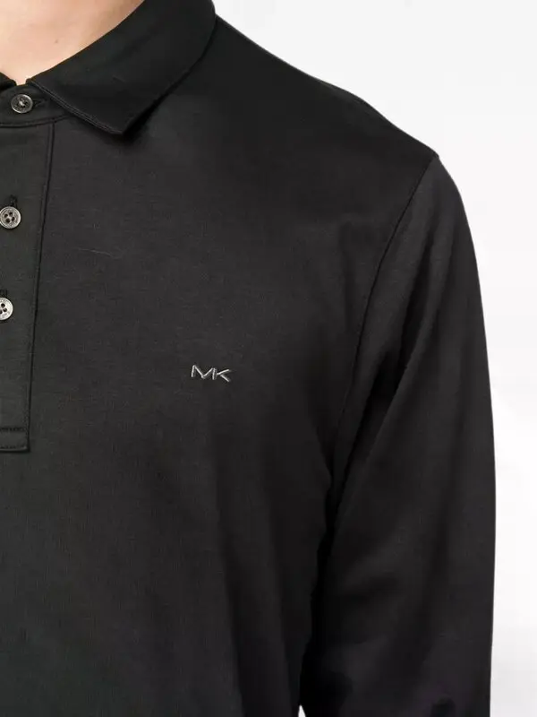 Michael Kors Long-sleeve Polo Shirt