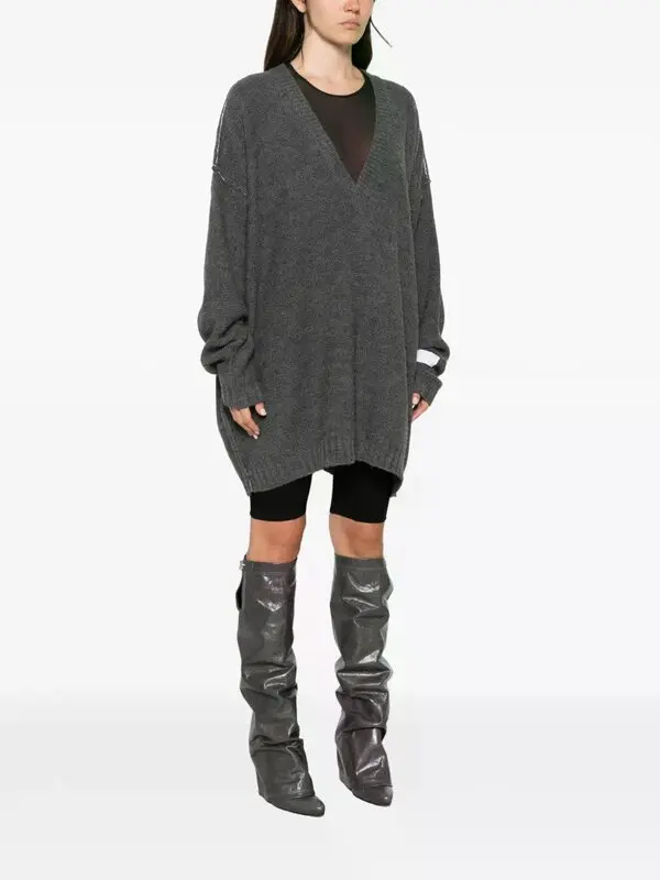 MAISON MARGIELA Oversized V-neck Sweater