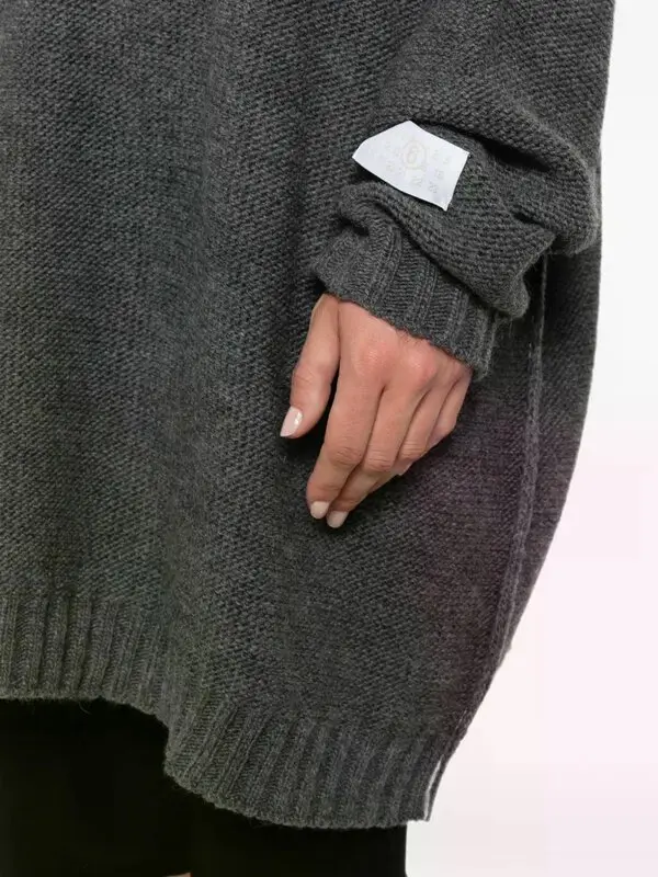 MAISON MARGIELA Oversized V-neck Sweater