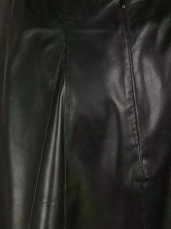 ARMA Eleni Panelled Leather Midi Skirt