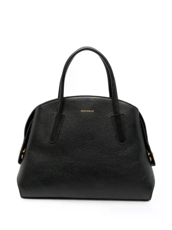 COCCINELLE Grained Leather Tote Bag