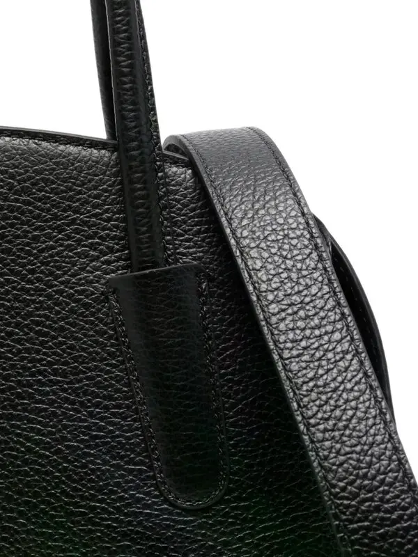 COCCINELLE Grained Leather Tote Bag