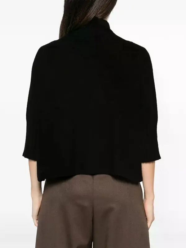 VELA SHOP Ribbed-knit High-neck Sweater