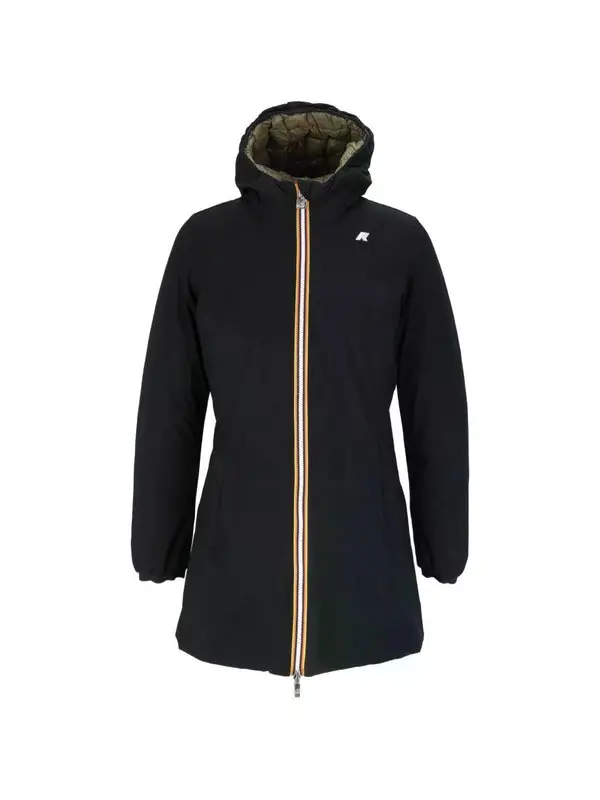 K-WAY Reversible Hooded Jacket - Black