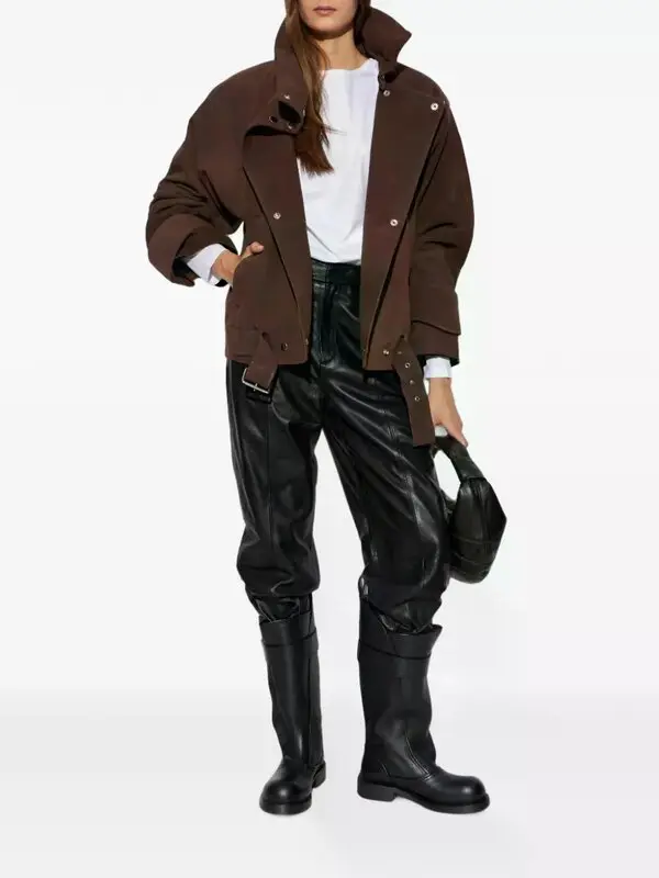 IRO PARIS Melior Belted Leather Jacket