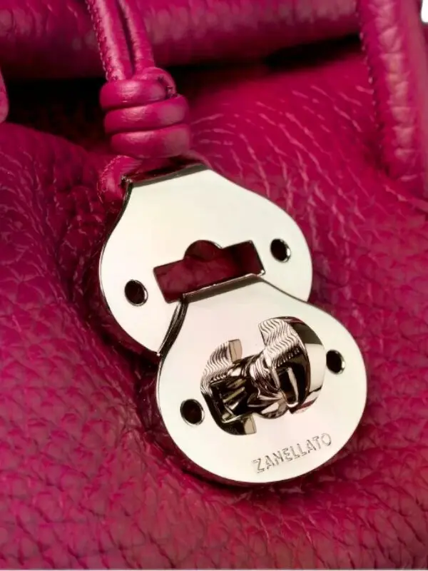 ZANELLATO Dotta Baby Pebbled Leather Tote Bag