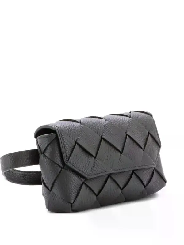 Bottega Veneta Diago Maxi Intrecciato Leather Belt Bag - Green