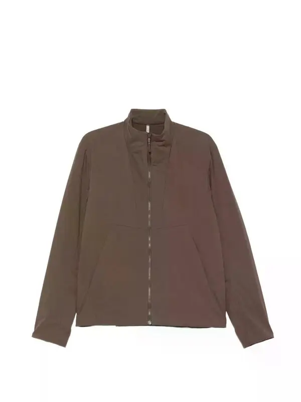 Veilance High-neck Zip-up Jacket - Brown