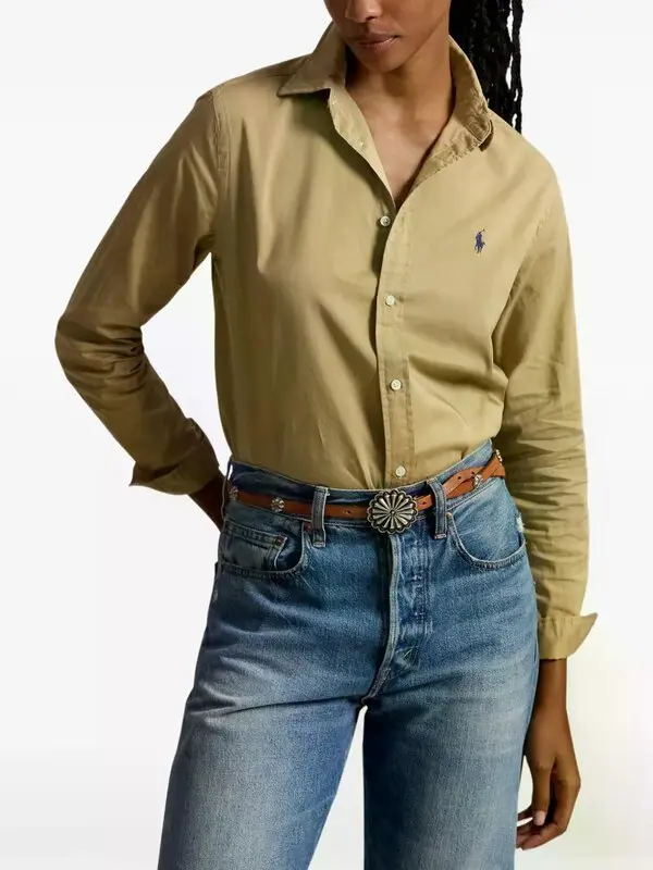 Polo Ralph Lauren Logo-embroidered Button-down Shirt