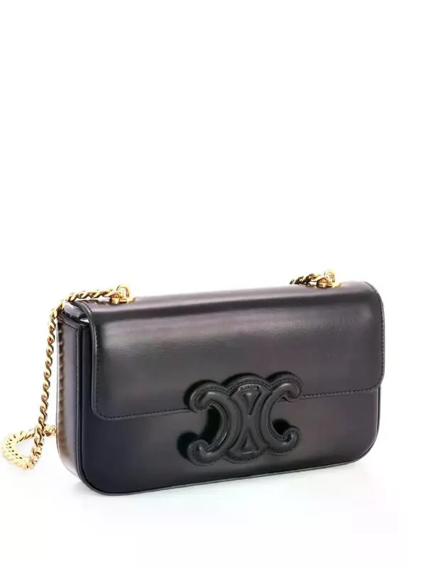 Celine Triomphe Chain Leather Small Shoulder Bag