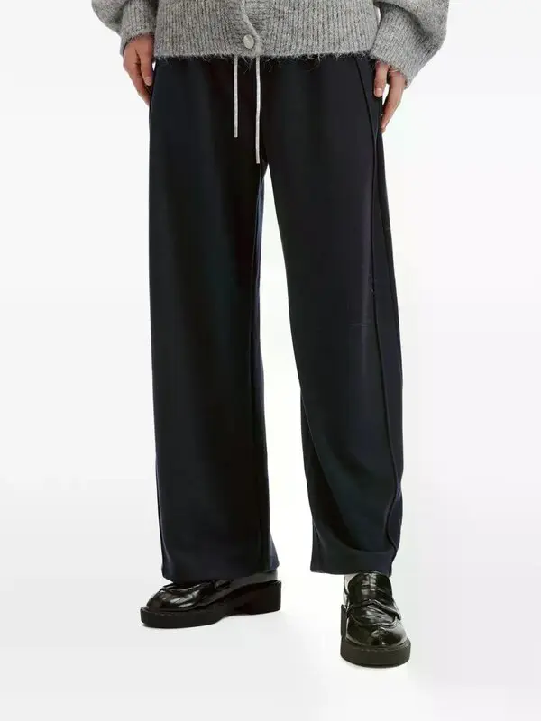 TOUT A COUP Drawstring Wide-leg Track Pants