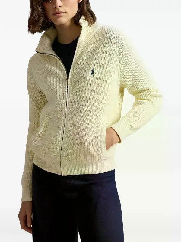 Polo Ralph Lauren Ribbed-knit Cardigan