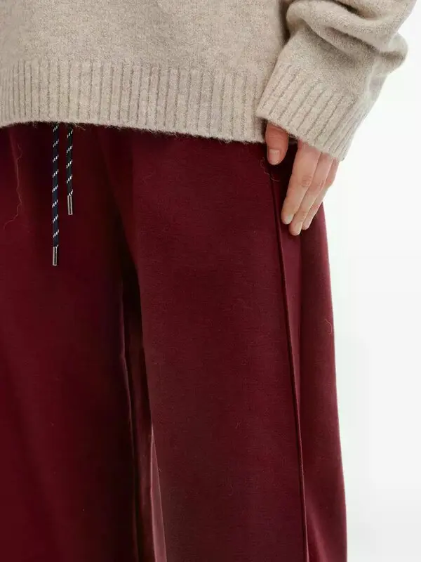 TOUT A COUP Drawstring Wide-leg Track Pants