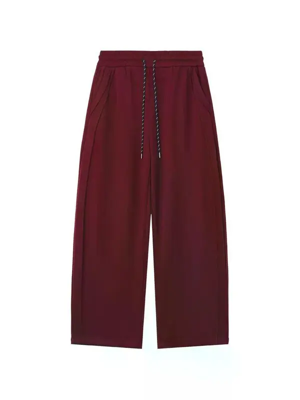 TOUT A COUP Drawstring Wide-leg Track Pants
