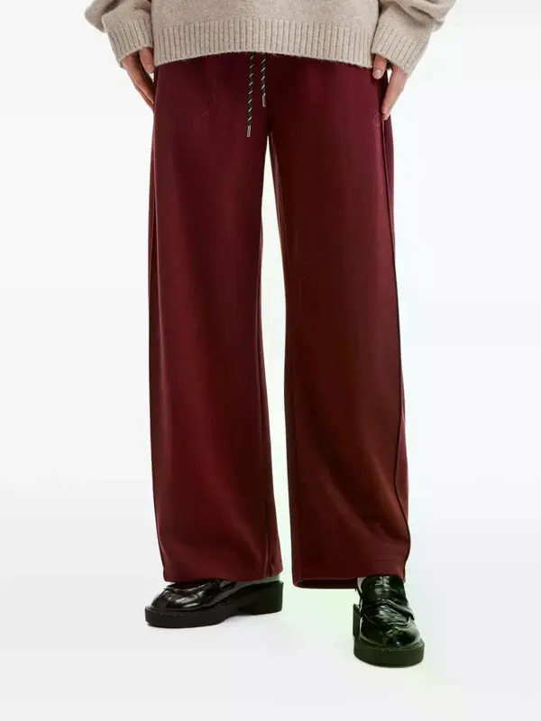 TOUT A COUP Drawstring Wide-leg Track Pants