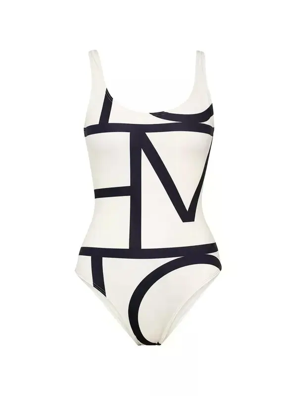 TOTEME Monogram-print Swimsuit