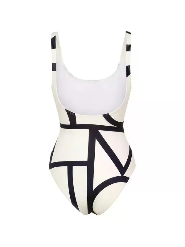 TOTEME Monogram-print Swimsuit