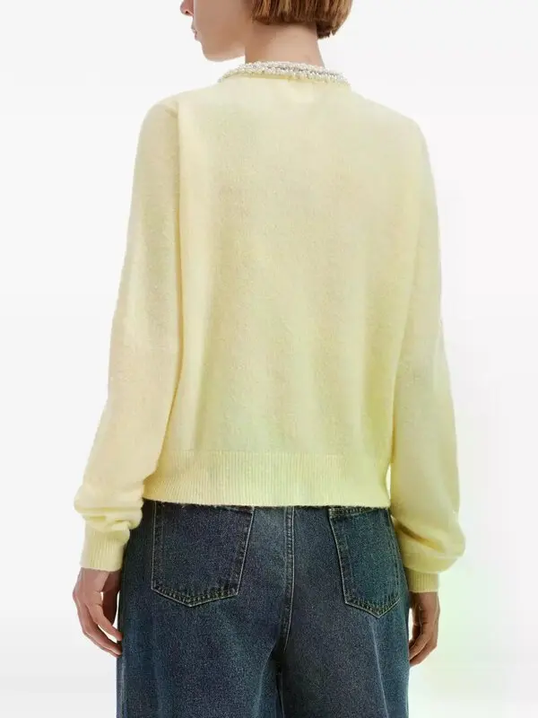 B+AB Faux-pearl Embellished Cardigan