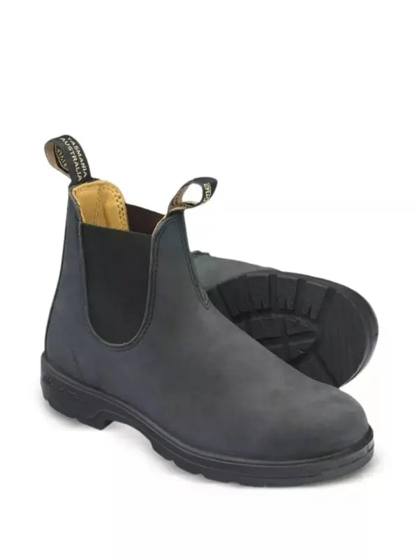 Blundstone 587 Elasticated Leather Boots - Black