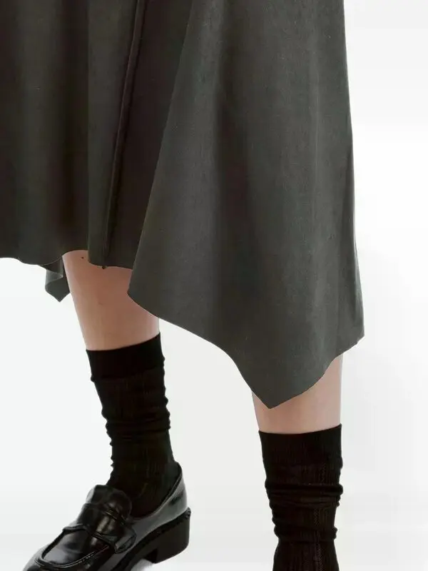 B+AB Asymmetric Panelled Midi Skirt