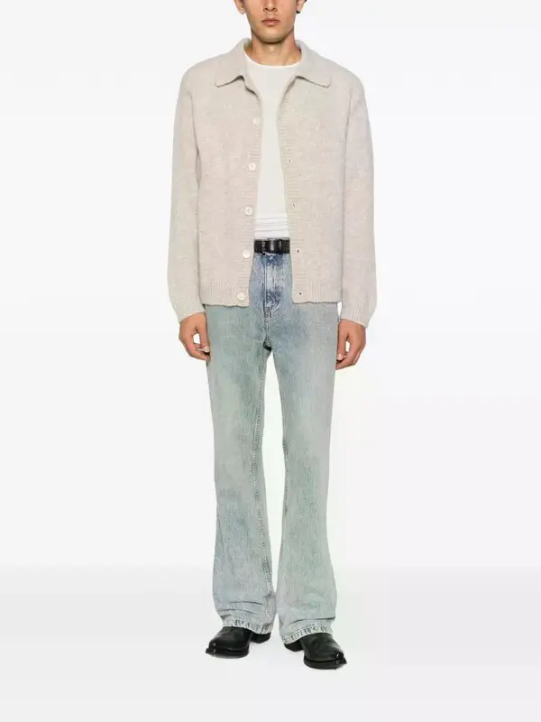 SUNFLOWER Button-up Collared Sweater