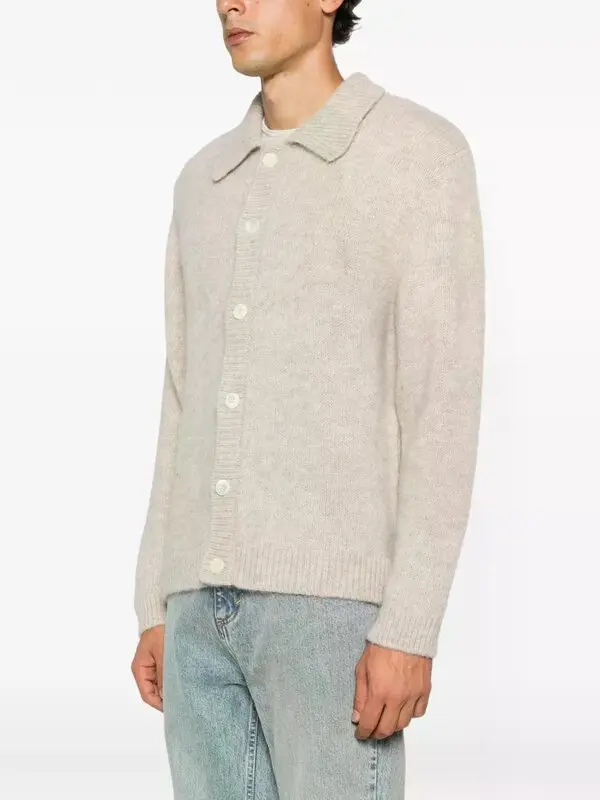 SUNFLOWER Button-up Collared Sweater