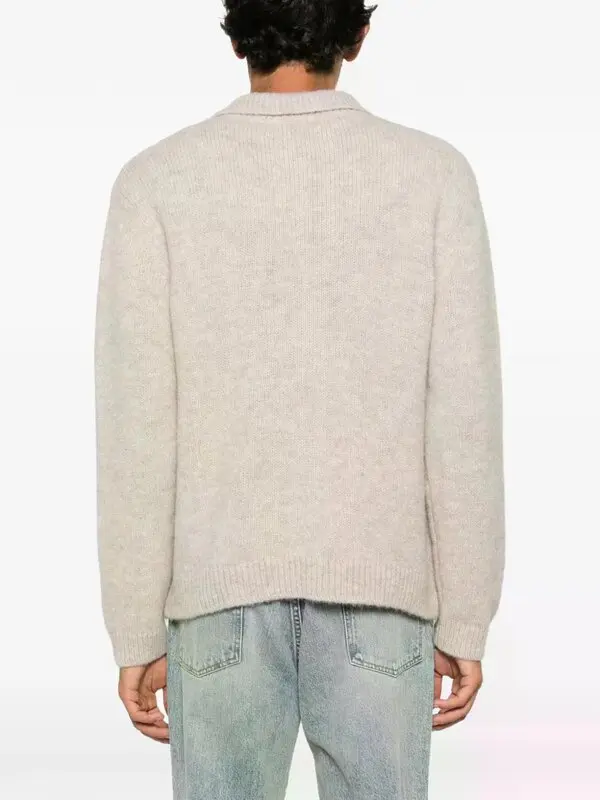 SUNFLOWER Button-up Collared Sweater