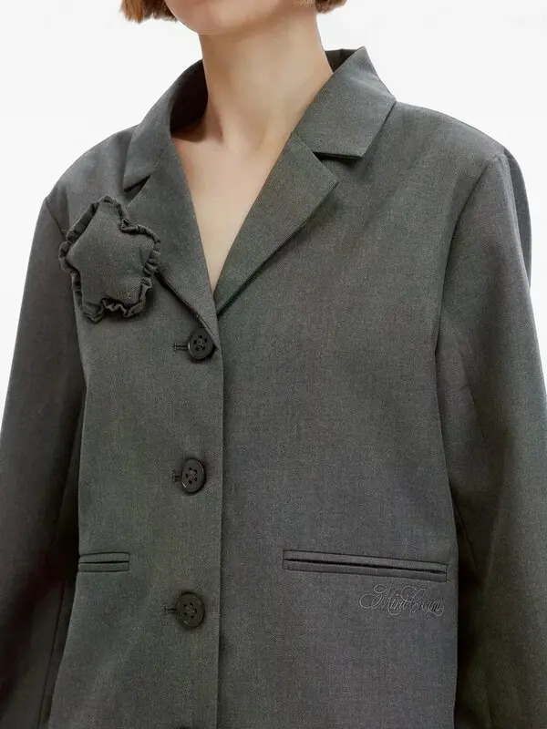 MINI CREAM Star-patchwork Single-breasted Jacket