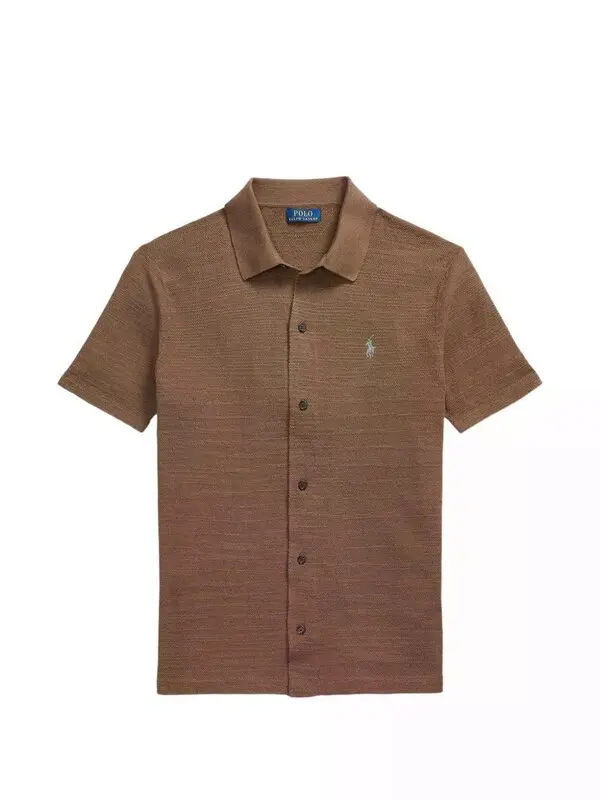 Polo Ralph Lauren Logo-embroidered Textured Shirt