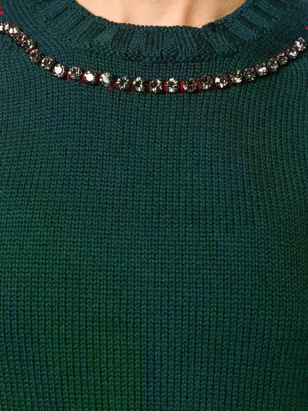 P.a.r.o.s.h Embellished Collar Jumper