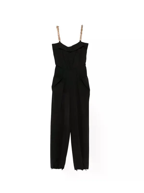 MITILIANE COUTURE Chain-strap Jumpsuit - Black