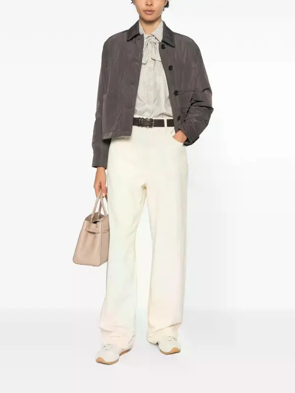 Aspesi Button-up Patch-pocket Jacket - Brown