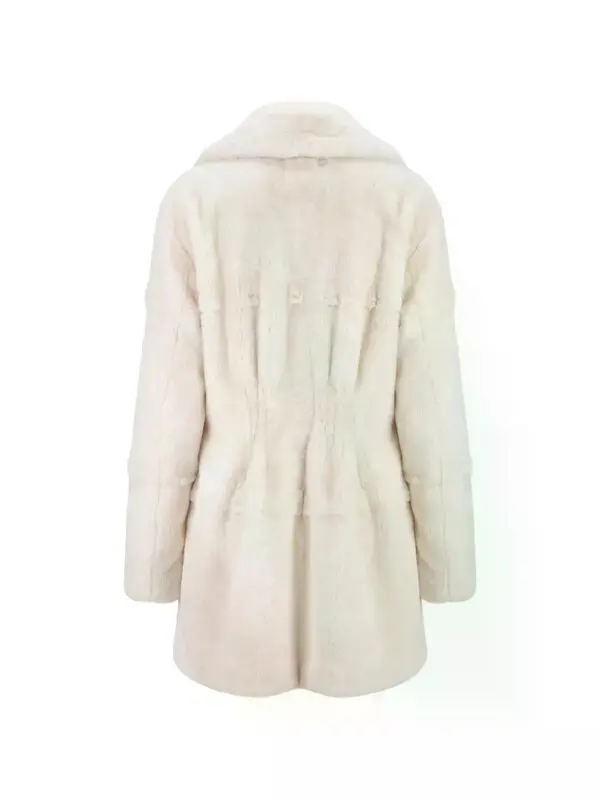 Ermanno Scervino Faux-fur Notched-lapel Coat
