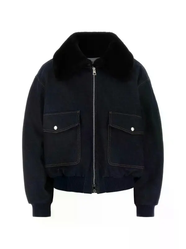 Givenchy Pinch Shorts In Raw Denim - Blue