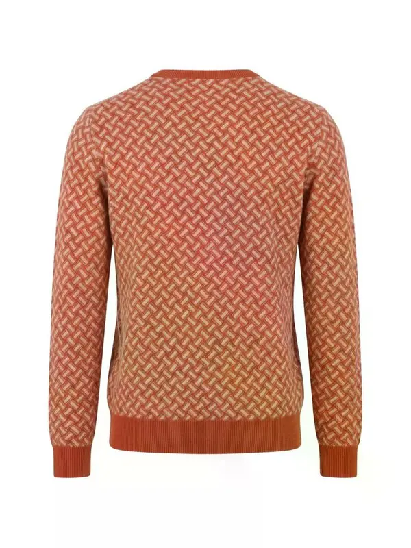 DRUMOHR Geometric-pattern Cashmere Sweater