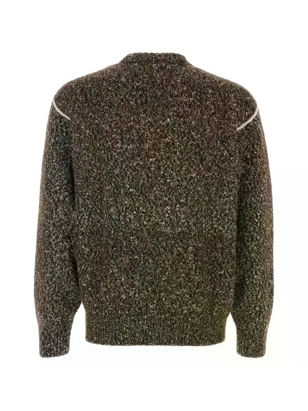 Herno Mélange-effect Crew-neck Sweater