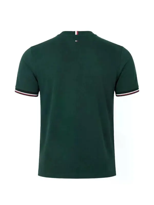 Tommy Hilfiger Logo-print Tipped-trim T-shirt